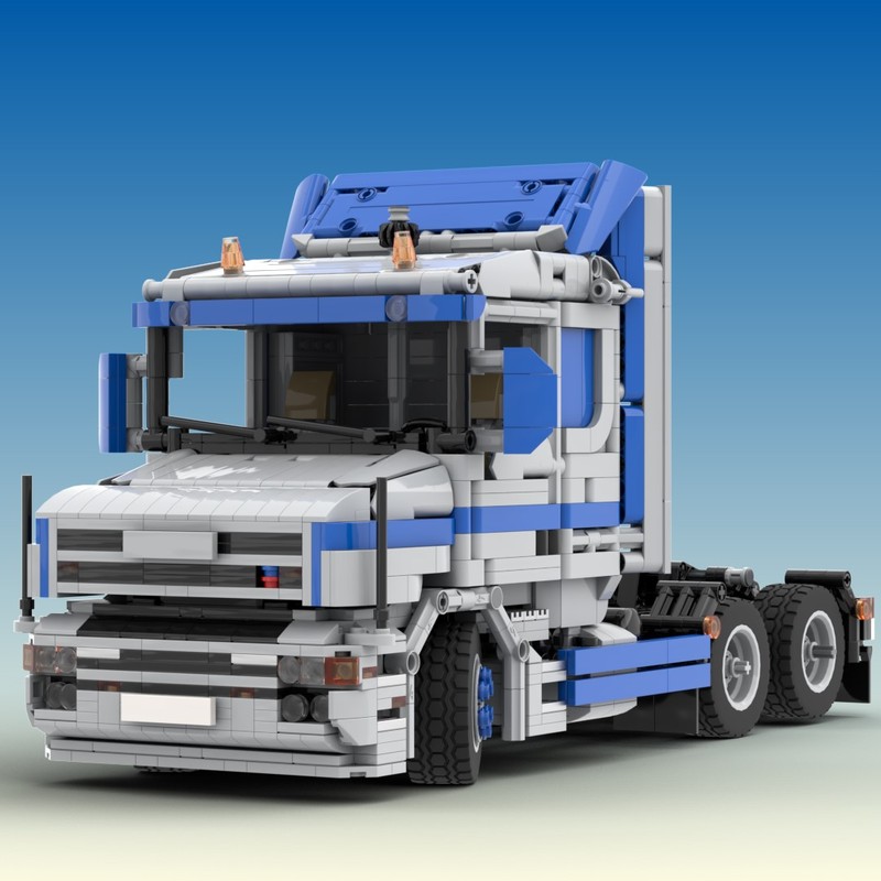 LEGO MOC Scania T144 6x2 tractor by OldOlneyLego | Rebrickable - Build ...