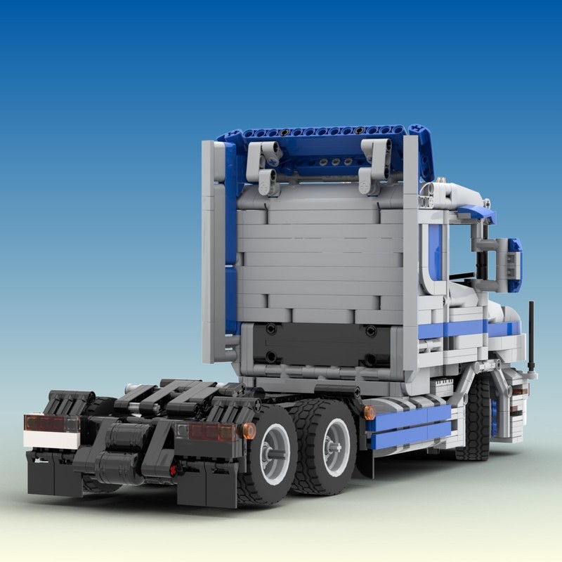 LEGO MOC Scania T144 6x2 tractor by OldOlneyLego | Rebrickable - Build with LEGO