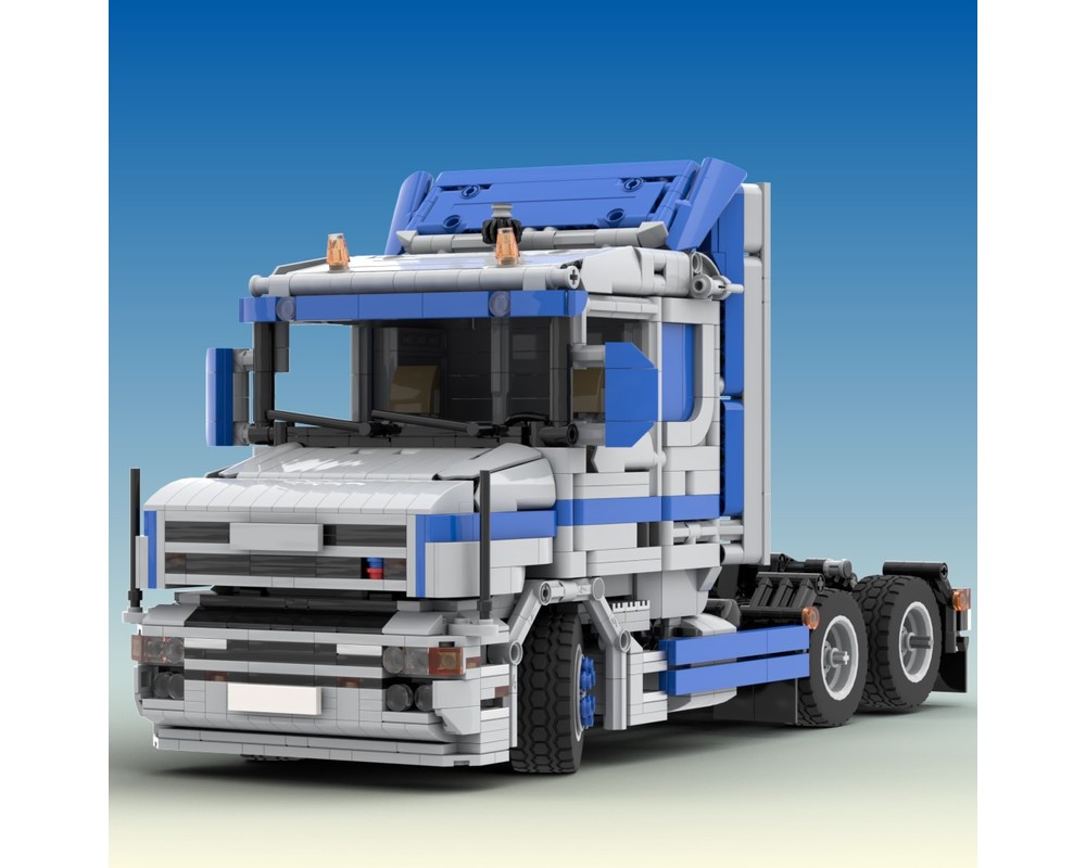 Lego Moc Scania T144 6x2 Tractor By Oldolneylego Rebrickable Build