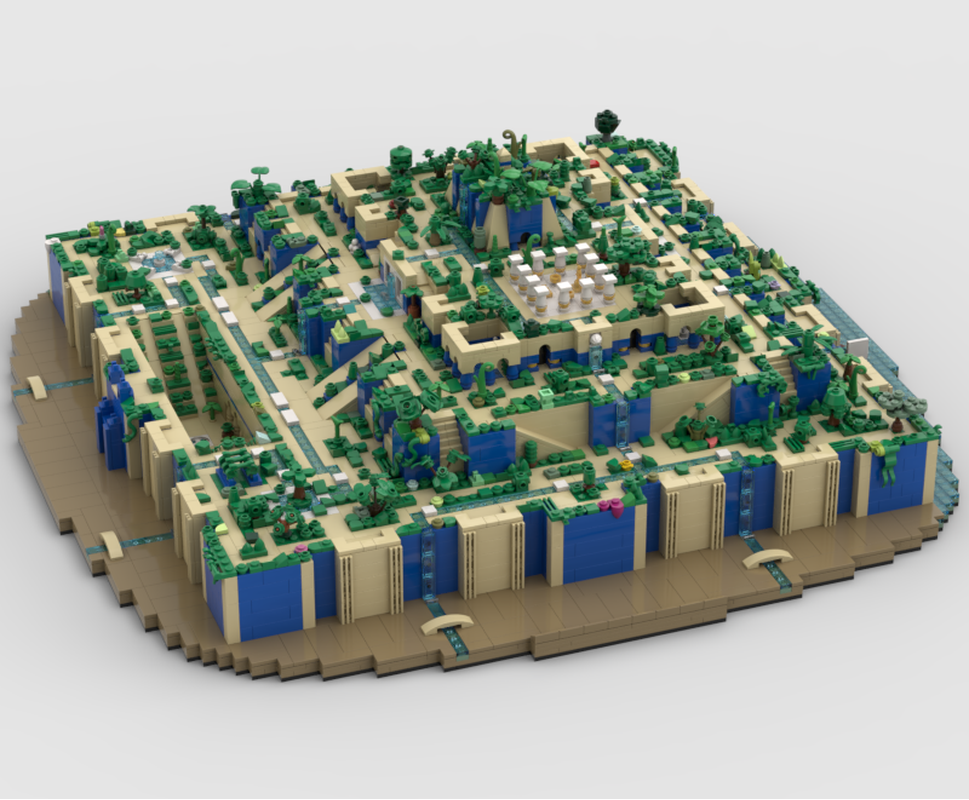 LEGO MOC-131538 Hanging Gardens of Babylon by Thierry | Rebrickable ...