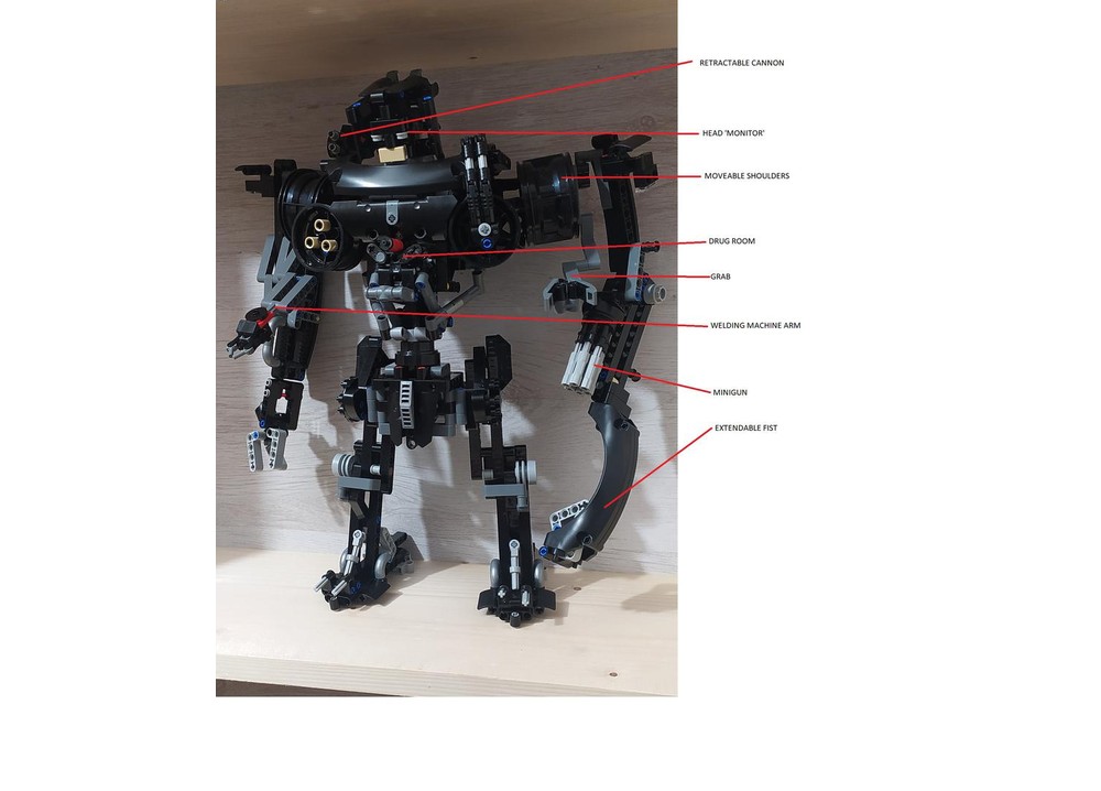 LEGO MOC 42127 - RoboCain by ale0794 | Rebrickable - Build with LEGO