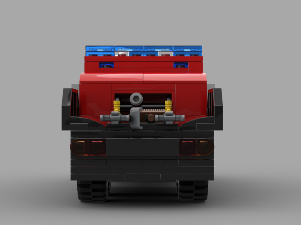 Lego Moc Fire Service Off Road 6x6 Light Rescue Pump By Ds Brick