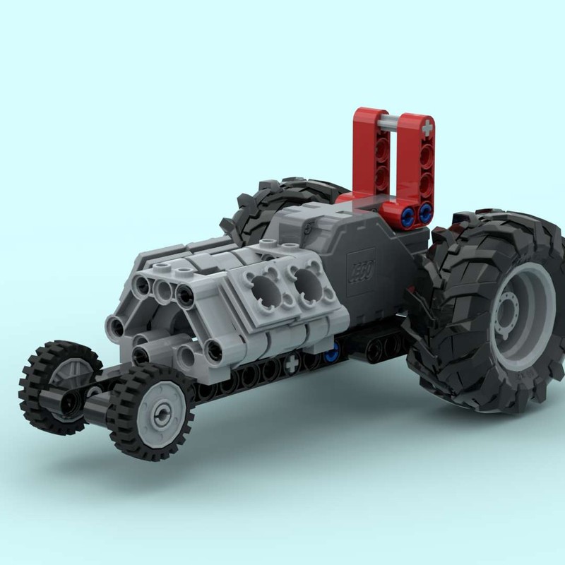 LEGO MOC Pullback Puller by Spike_Creations | Rebrickable - Build with LEGO