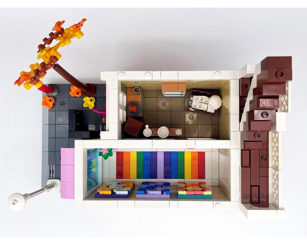 Lego Moc Emmas Art School By Ibrickeditup Rebrickable Build With Lego
