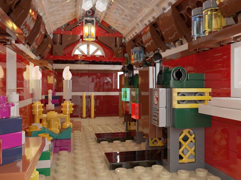 Lego Moc Santas Workshop Barn Complete By Thomusbean Rebrickable