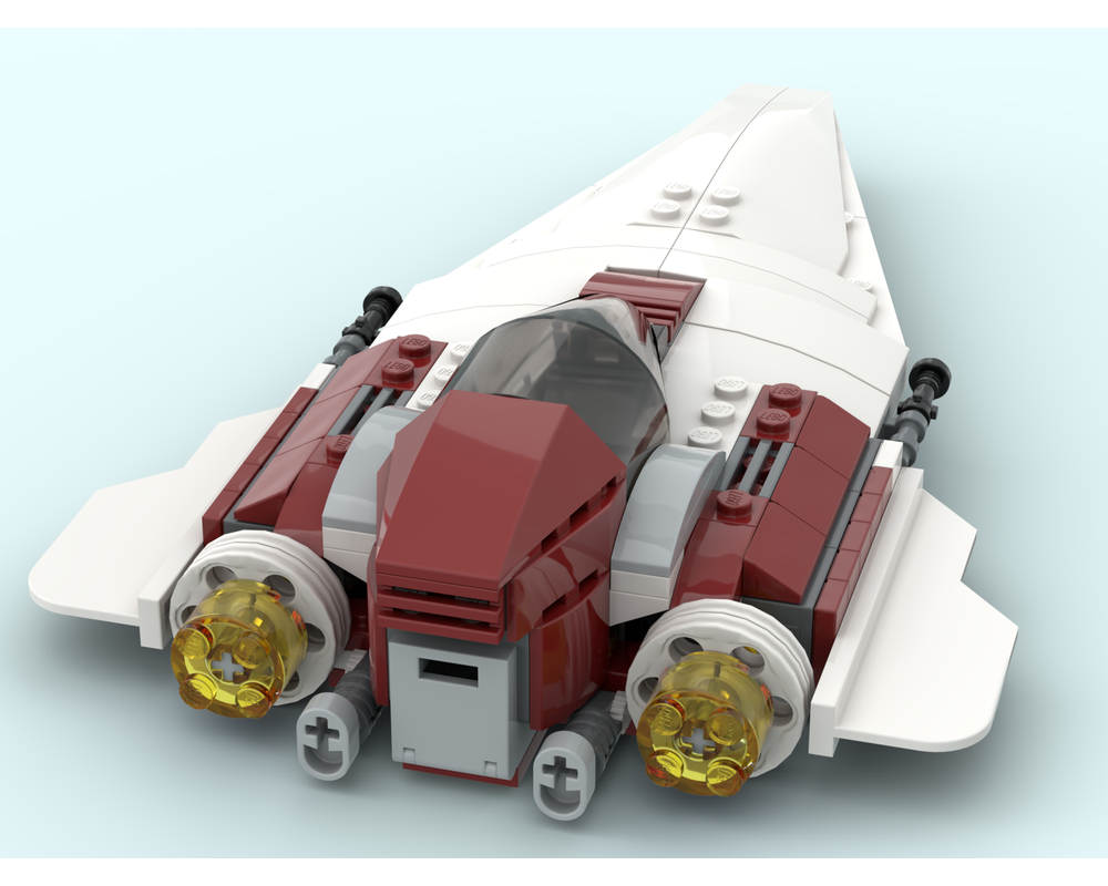Lego Moc 75175 Jedi Starfighter By Friendly Orc Rebrickable Build