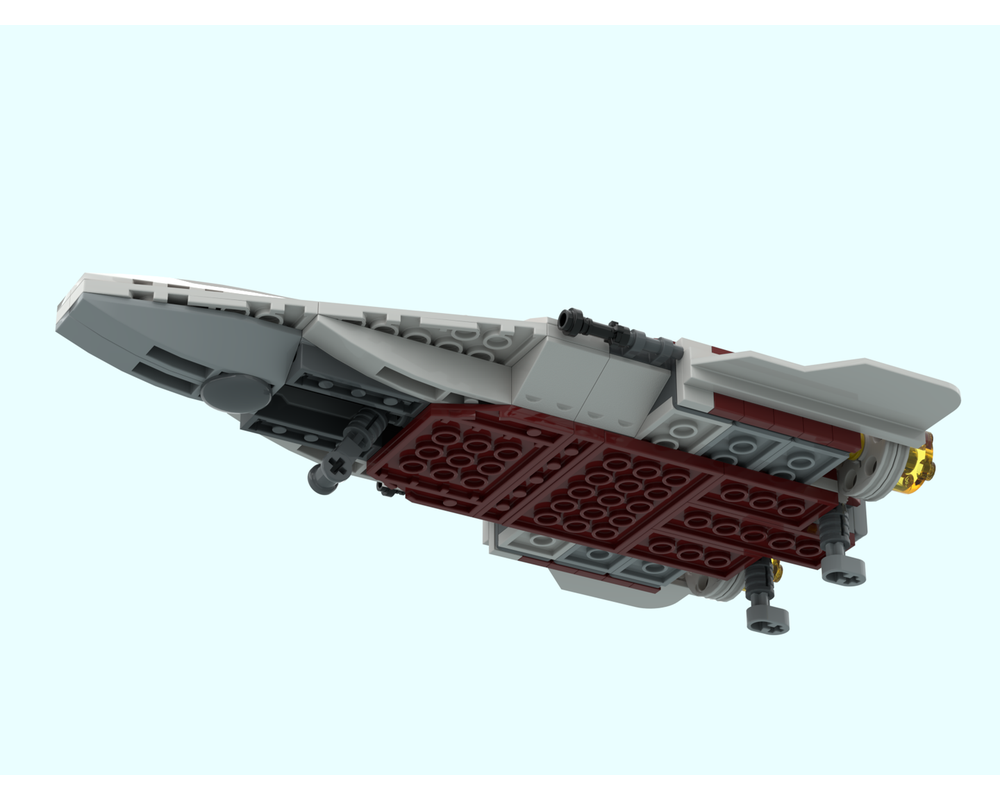 Lego Moc 75175 Jedi Starfighter By Friendly Orc Rebrickable Build