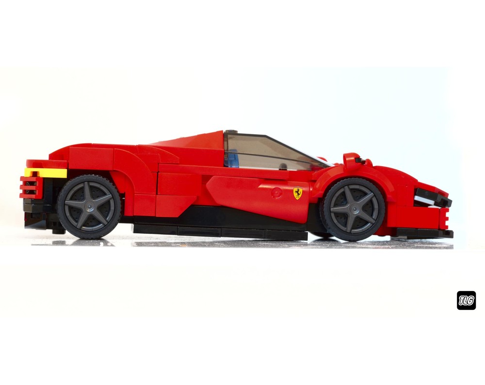 Lego Moc Ferrari Daytona Sp3 By Tlg Rebrickable Build With Lego
