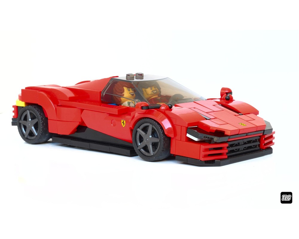 Lego Moc Ferrari Daytona Sp3 By Tlg Rebrickable Build With Lego