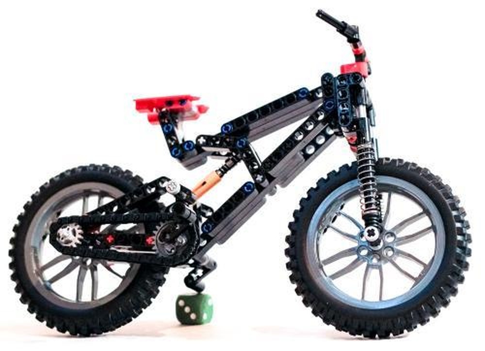 LEGO MOC Mountain Bike Full Suspension by searchoutsolute | Rebrickable - Build with LEGO