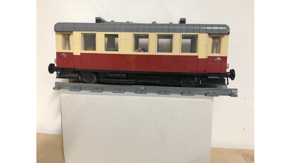 Lego Moc Vt135 Triebwagen Deutsche Bahn 8 Wide By Dynabrixx