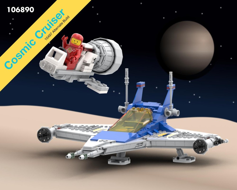 LEGO MOC Cosmic Cruiser (10497 Alt Build) by ReBrick.me | Rebrickable ...