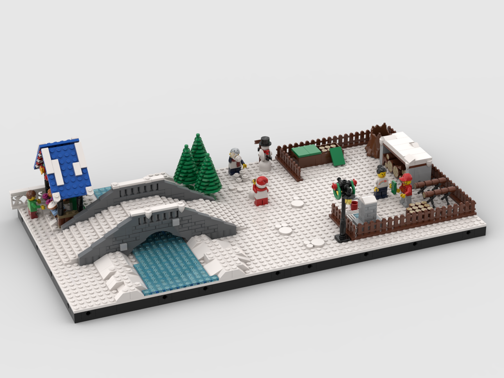 LEGO MOC Christmas Scenery - Sale of firewood by PauloJorgeRamos ...
