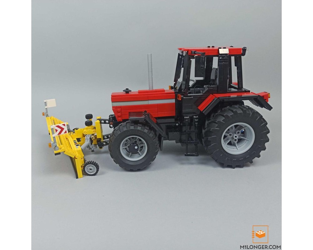 Lego Moc Tractor Snow Plow By Mlonger Rebrickable Build With Lego