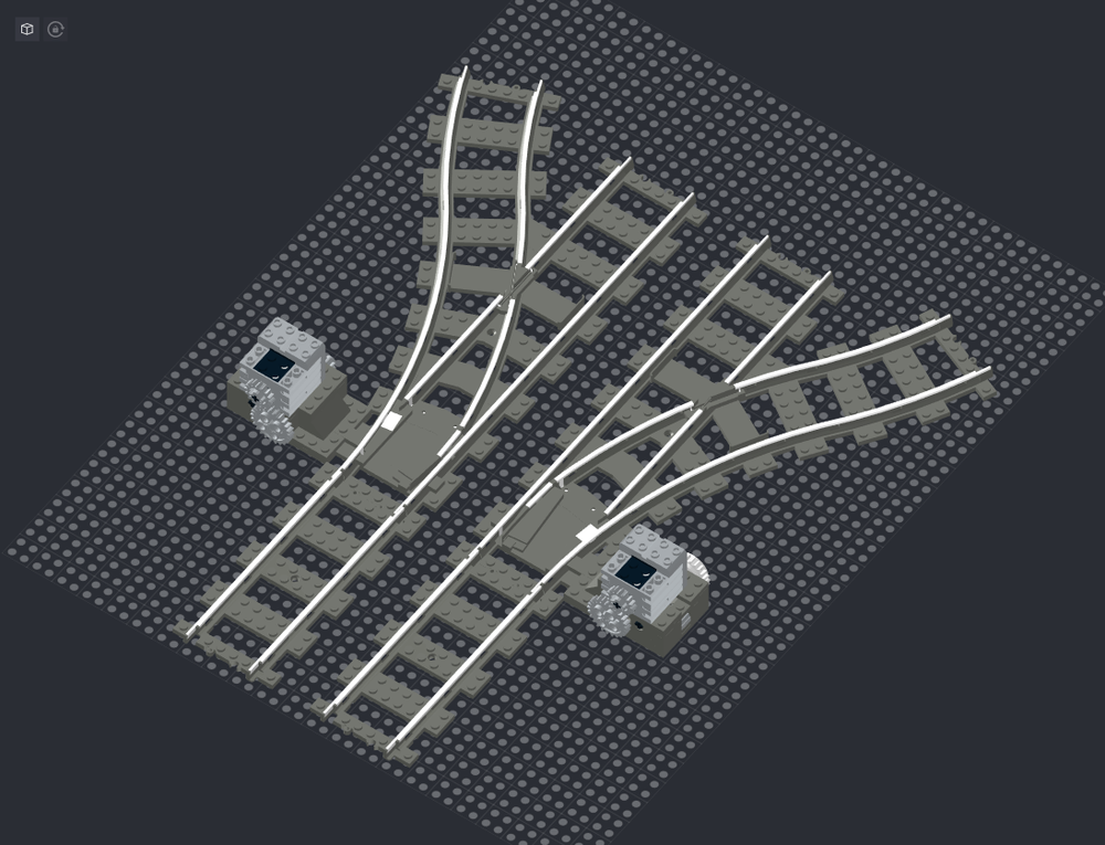 LEGO MOC 9v Motored Switch Points Left & Right by herbie497 ...