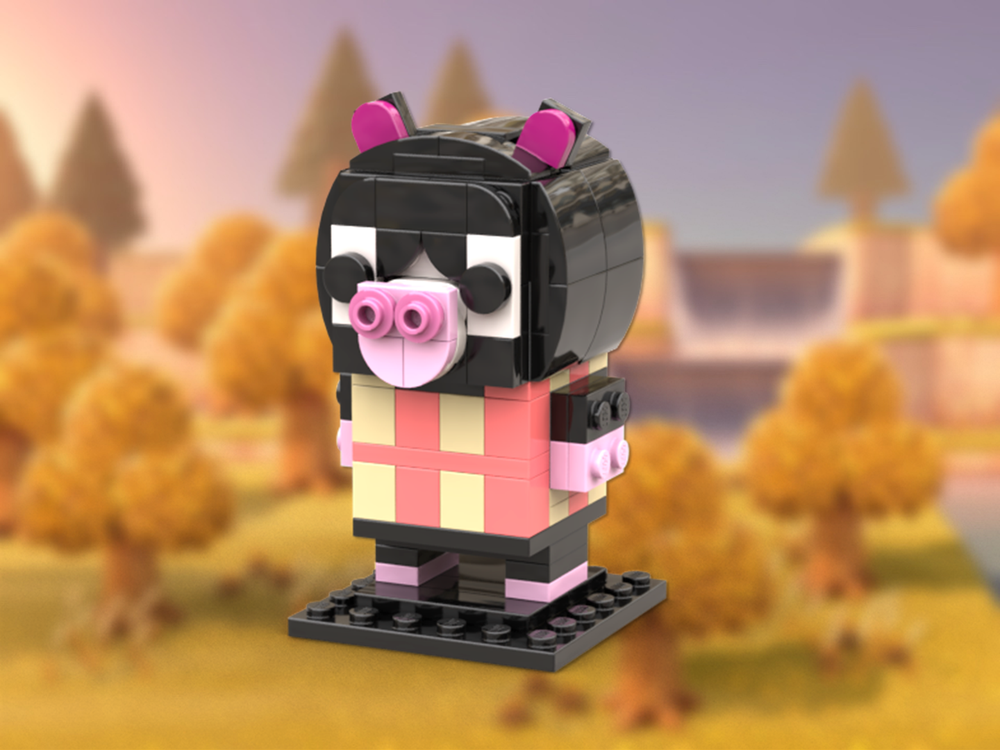 LEGO MOC Agnes Brickheadz (From Animal Crossing) by cczone ...