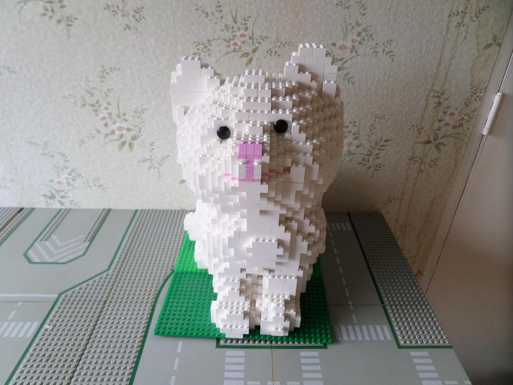 LEGO MOC Cat Kitten Kitty (colour your own) by PetProject | Rebrickable - Build with LEGO