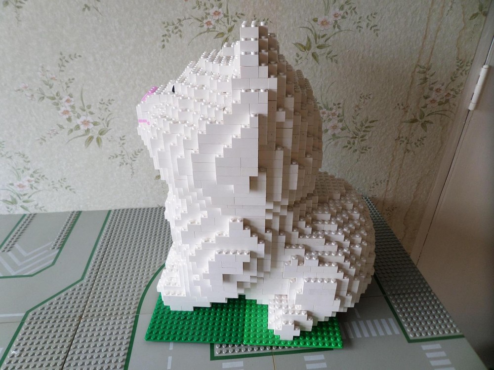 LEGO MOC Cat Kitten Kitty (colour your own) by PetProject | Rebrickable - Build with LEGO