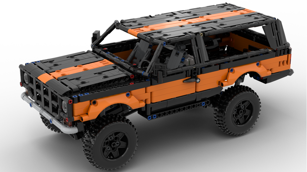 Lego Moc 4x4 Control 2l Chassis By Stily Rebrickable Build With Lego