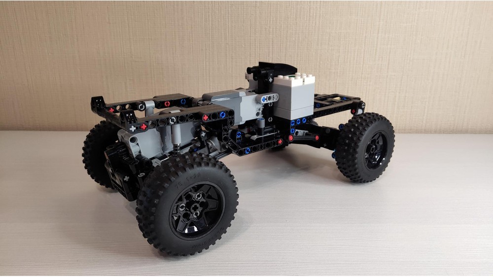 Lego Moc 4x4 Control 2l Chassis By Stily Rebrickable Build With Lego