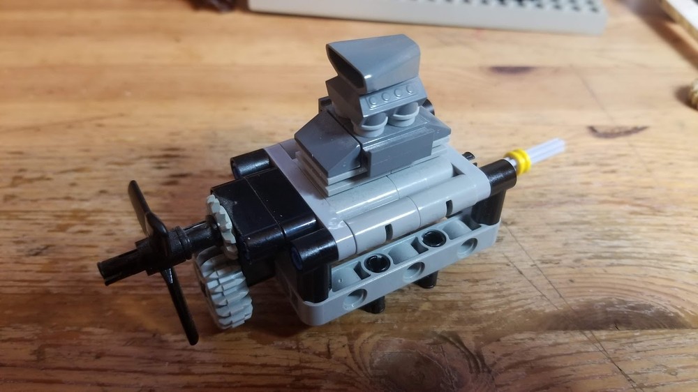 LEGO MOC 2-cylinder engine by fierogt87 | Rebrickable - Build with LEGO