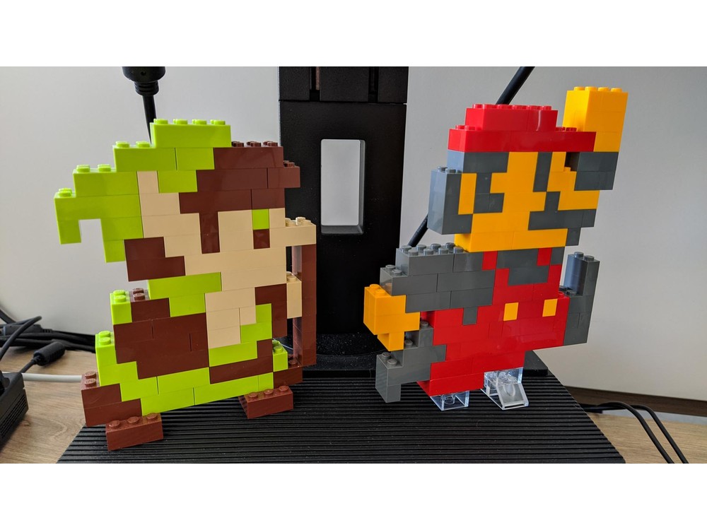 LEGO MOC 8-bit Link NES Sprite (Walking) by Neits89 | Rebrickable ...