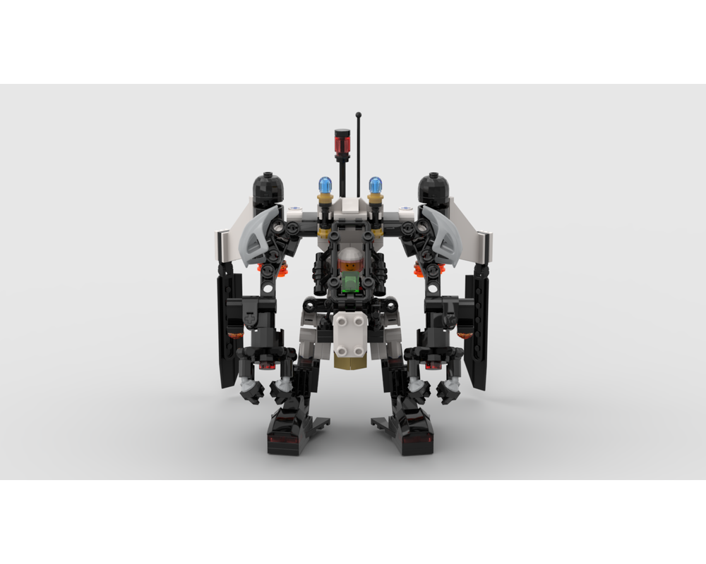 Lego Moc Space Police Exo Suit By Thornhill Rebrickable Build With Lego