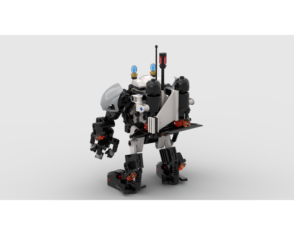 Lego Moc Space Police Exo Suit By Thornhill Rebrickable Build With Lego