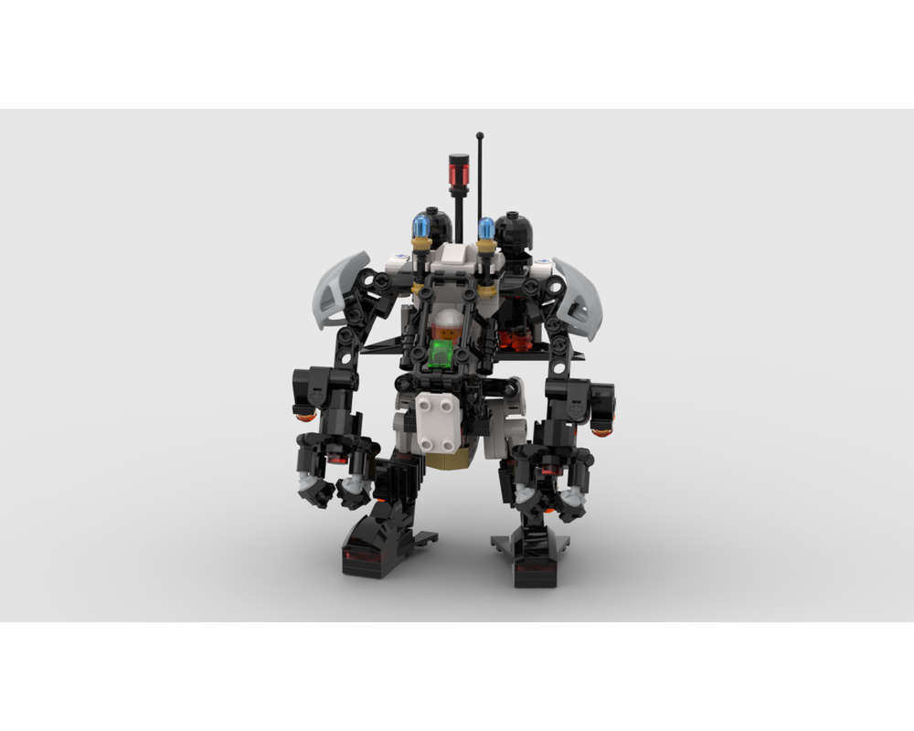 Lego Moc Space Police Exo Suit By Thornhill Rebrickable Build With Lego
