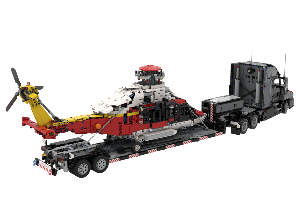 Lego Moc Big Mack Trailer By Mla2 Rebrickable Build With Lego
