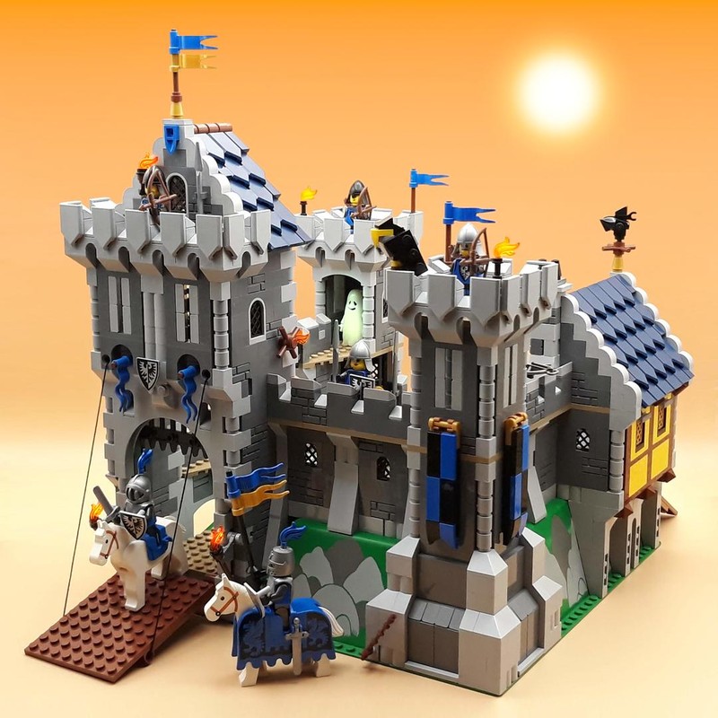 LEGO MOC Falcon Knight's Castle by Rauy | Rebrickable - Build with LEGO