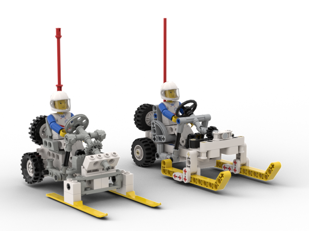LEGO MOC 8620 Snow Scooter Studless by Viernes | Rebrickable - Build ...