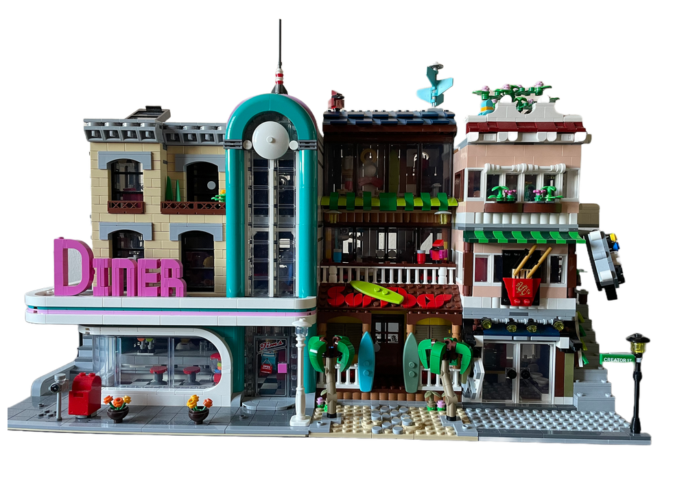 LEGO MOC Surf Bar & Grill Modular Alternate build (2x 31118) by re ...
