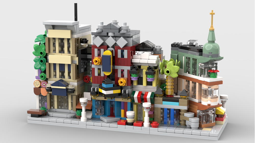 LEGO MOC Mini Modular 10312 Jazz Club by christromans | Rebrickable ...