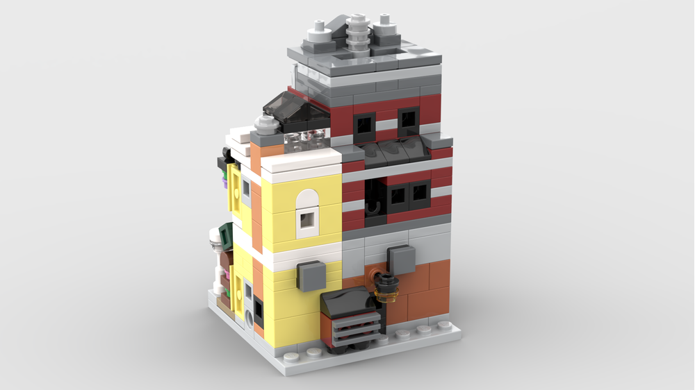 LEGO MOC Mini Modular 10312 Jazz Club by christromans | Rebrickable ...