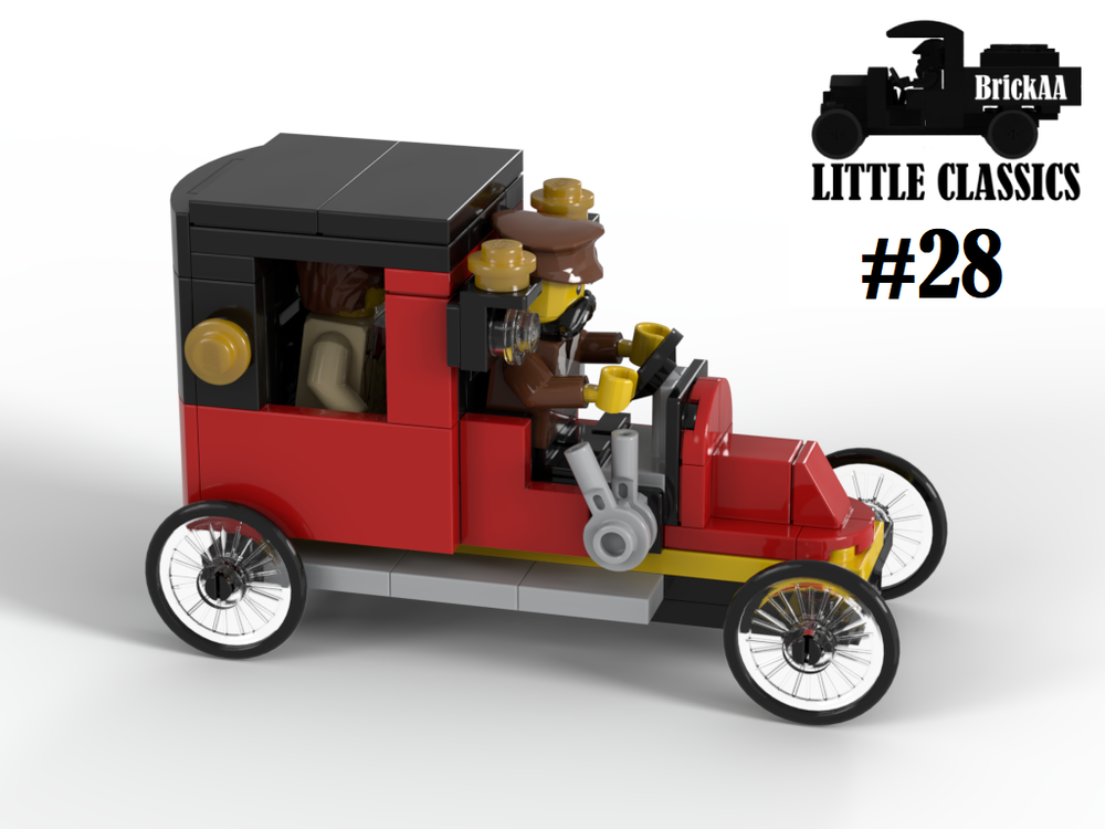 Lego Moc Little Classics 28 Taxi By Brickaa Rebrickable Build