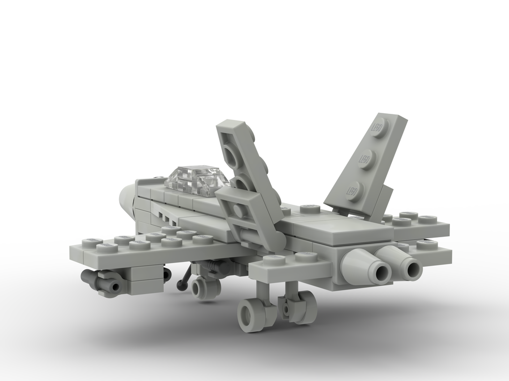 LEGO MOC Micro F/A 18 Hornet by Adventurehill1 | Rebrickable - Build ...