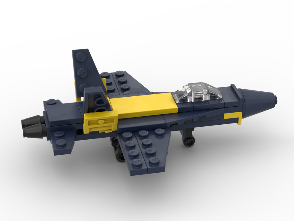 LEGO MOC Micro F/A 18 Hornet by Adventurehill1 | Rebrickable - Build ...