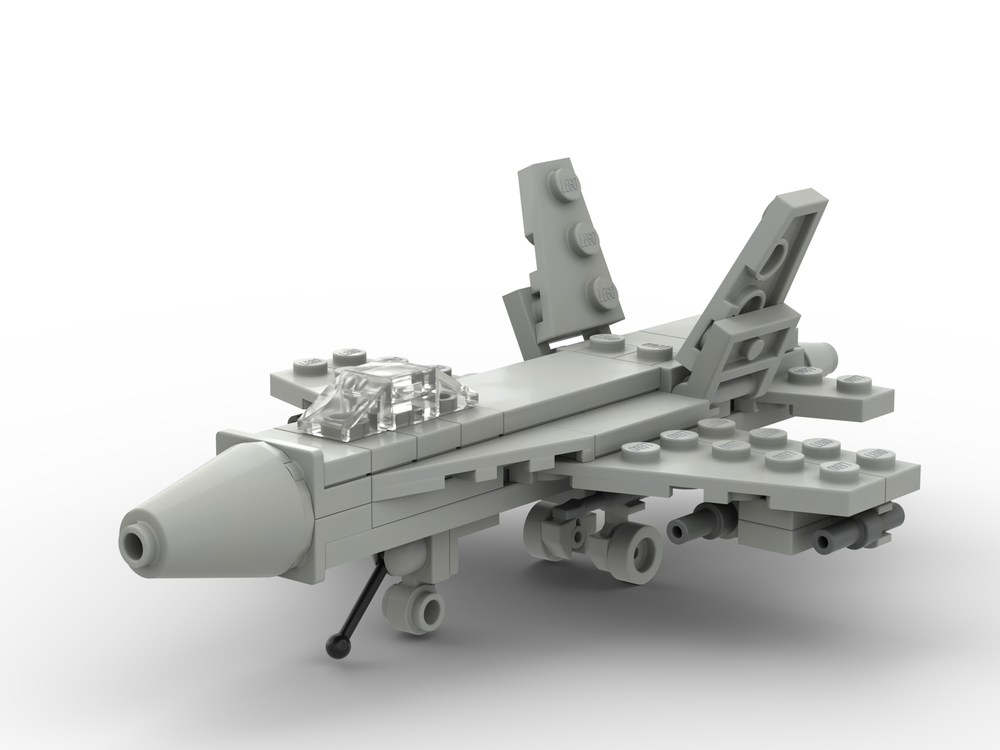 LEGO MOC Micro F/A 18 Hornet by Adventurehill1 | Rebrickable - Build ...