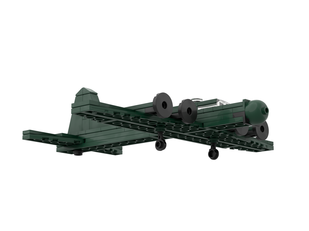 Lego Moc Micro Boeing B 17 Flying Fortress By Adventurehill1