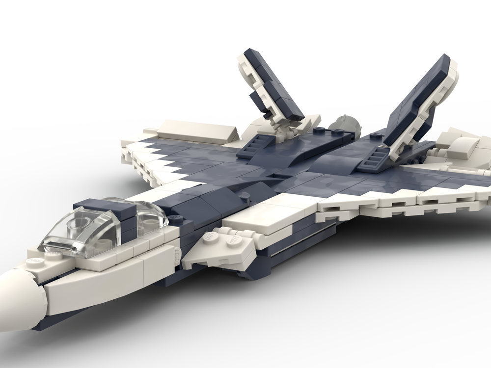 LEGO MOC Sukhoi SU-57 Felon by Adventurehill1 | Rebrickable - Build with LEGO