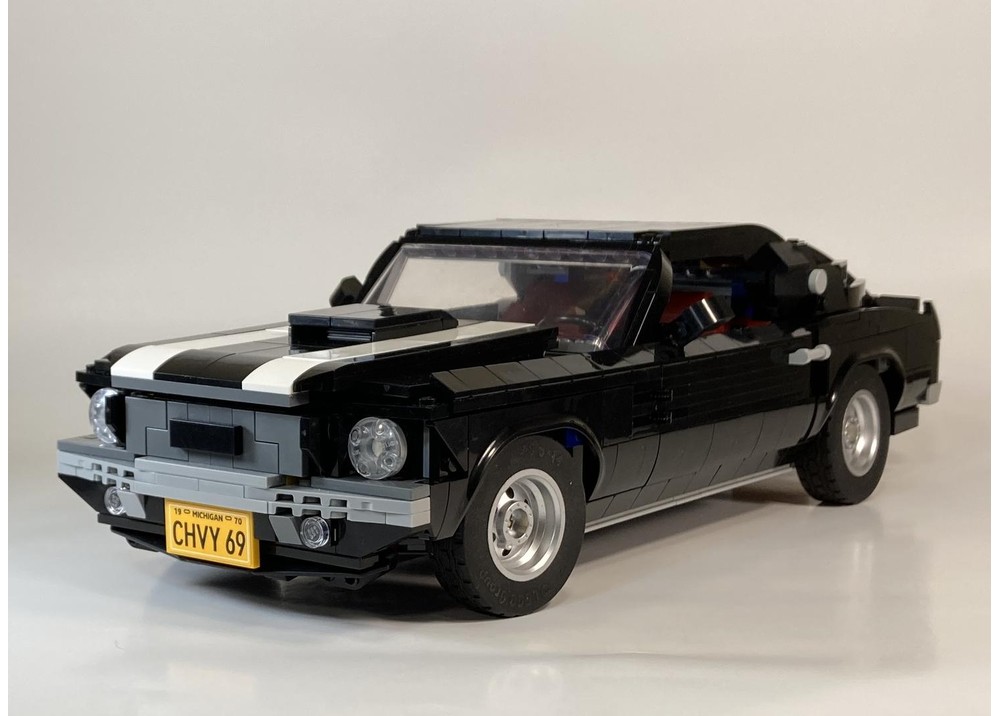 Lego Moc 10304 Z28 Mustang Mach 1 By Bam Mocs Rebrickable Build