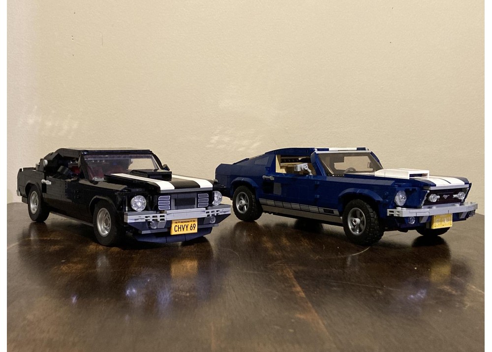 Lego Moc 10304 Z28 Mustang Mach 1 By Bam Mocs Rebrickable Build