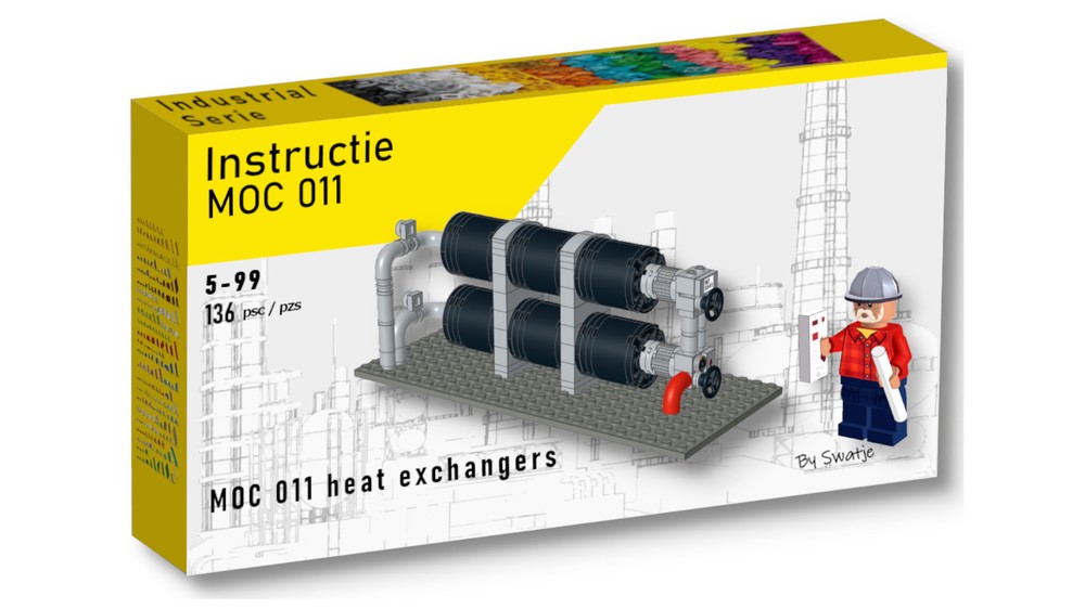 LEGO MOC MOC 011 heat exchangers by Swatje | Rebrickable - Build with LEGO