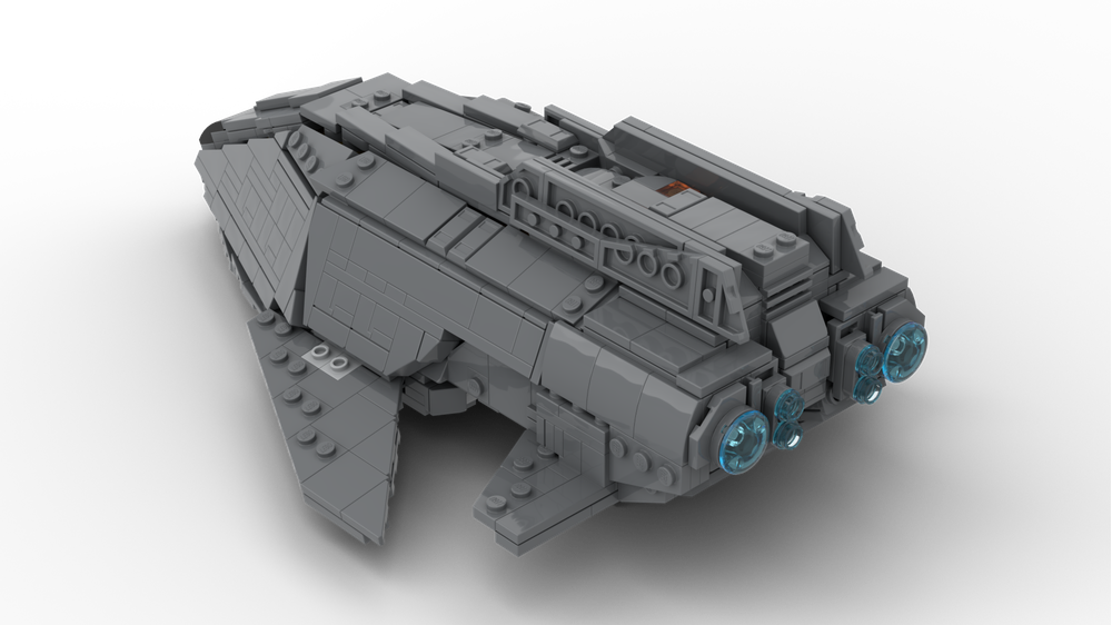 LEGO MOC Federal Assault Ship (1:300 Scale) by Qwinter | Rebrickable ...
