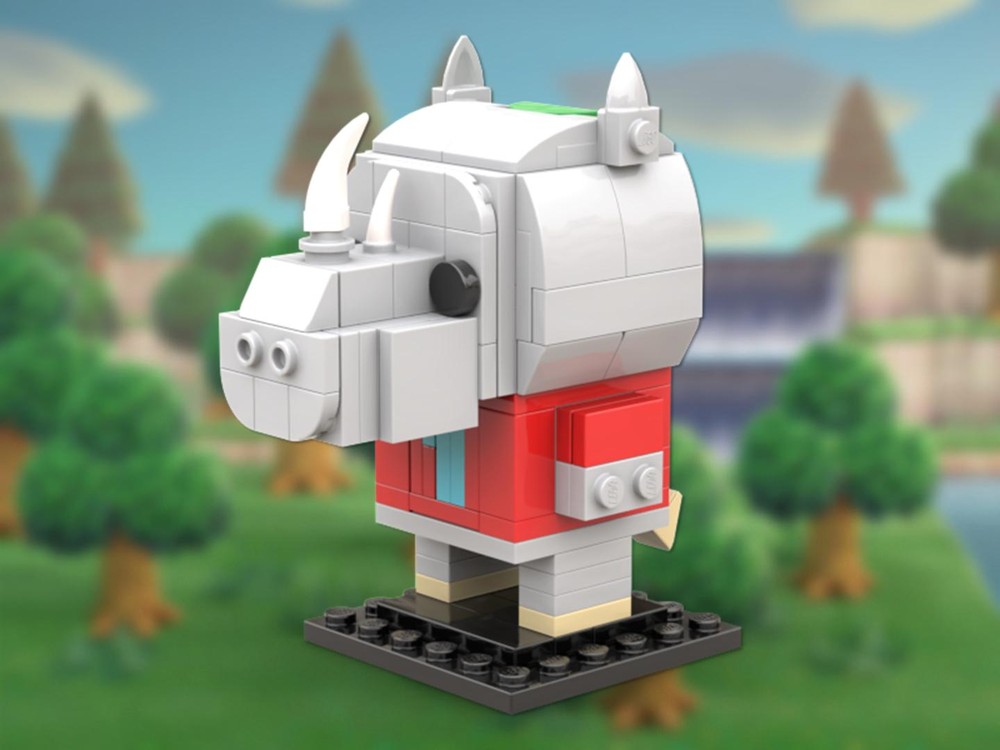 LEGO MOC Tank Brickheadz (From Animal Crossing) by ccZone | Rebrickable ...