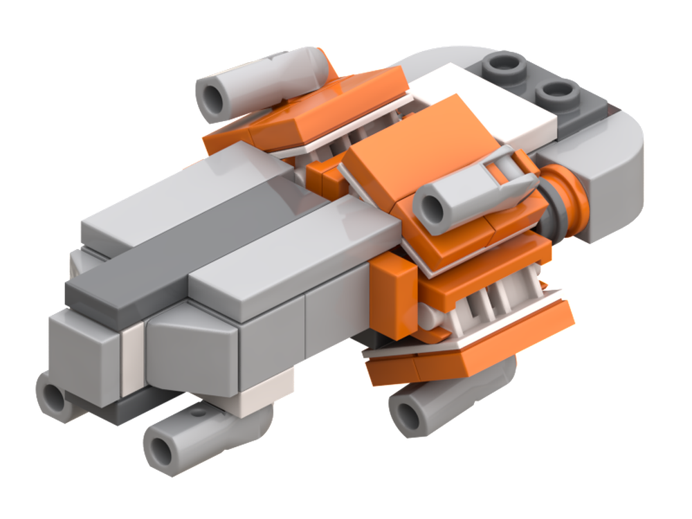 LEGO MOC Kushan Multigun Corvette by DarthSoban | Rebrickable - Build ...