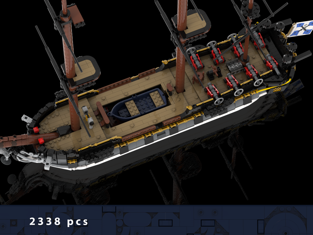 Lego Moc Imperial Frigate By Marius2002 Rebrickable Build With Lego