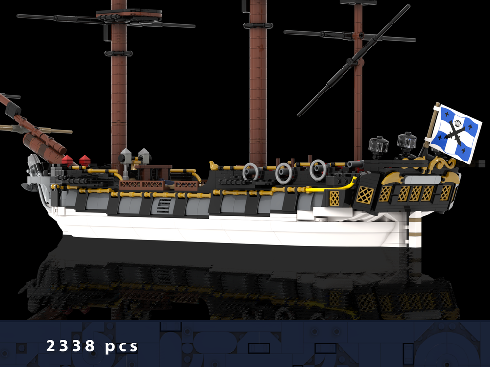 Lego Moc Imperial Frigate By Marius2002 Rebrickable Build With Lego