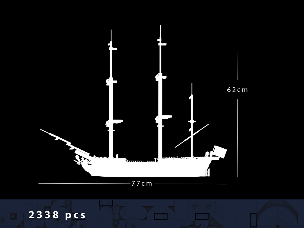 Lego Moc Imperial Frigate By Marius2002 Rebrickable Build With Lego